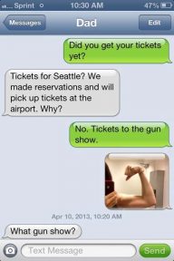 Why Parent's Shouldn't Text - 24 Awkward Parent Texts | SMSEO